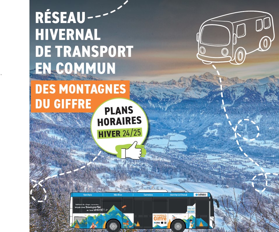 Réseau hivernal de transport en commun - 2024-2025 - Mairie de Morillon
